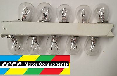 6 VOLT 18/5 watt BA15D GLASS BULBS NEW DUAL CONTACT 6V GLOBES TWIN FIL ...